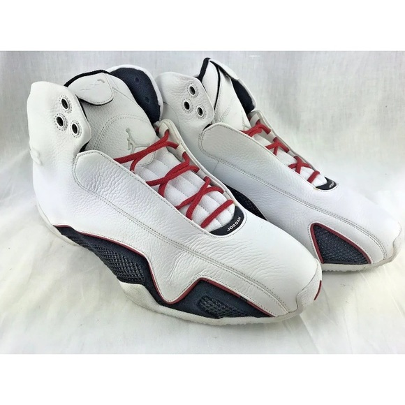 Nike | Shoes | 205 Nike Air Jordan 2 Xxi White Black Red Mens | Poshmark